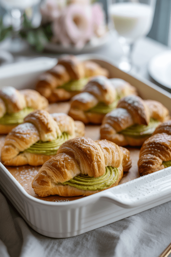 Pistachio Cream Croissant Bake (Elegant, Viral & Perfect for Spring ...