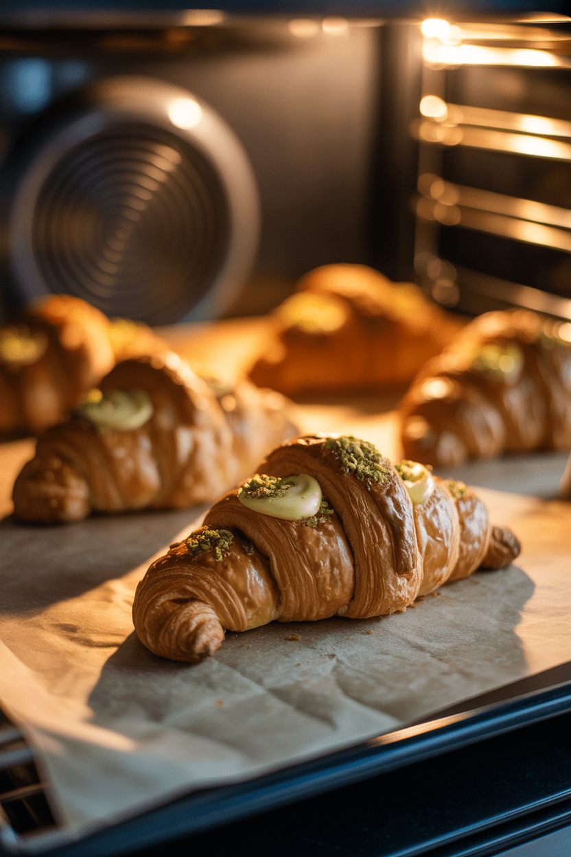 Pistachio Cream Croissant Bake (Elegant, Viral & Perfect for Spring ...